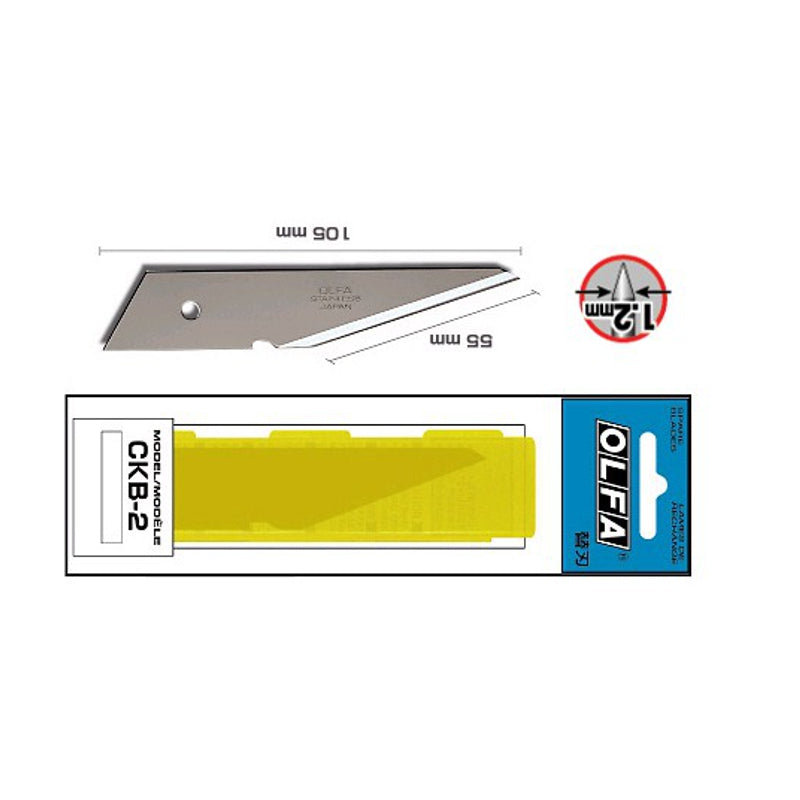 Lâmina Para Estilete Olfa CKB-2 02 Lâminas – Fruto de Arte