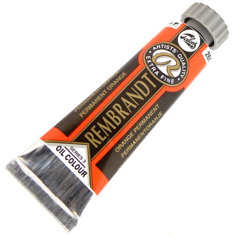 Tinta Óleo Rembrandt 15ml 266 Permanent Orange - Série 3 – Fruto de Arte
