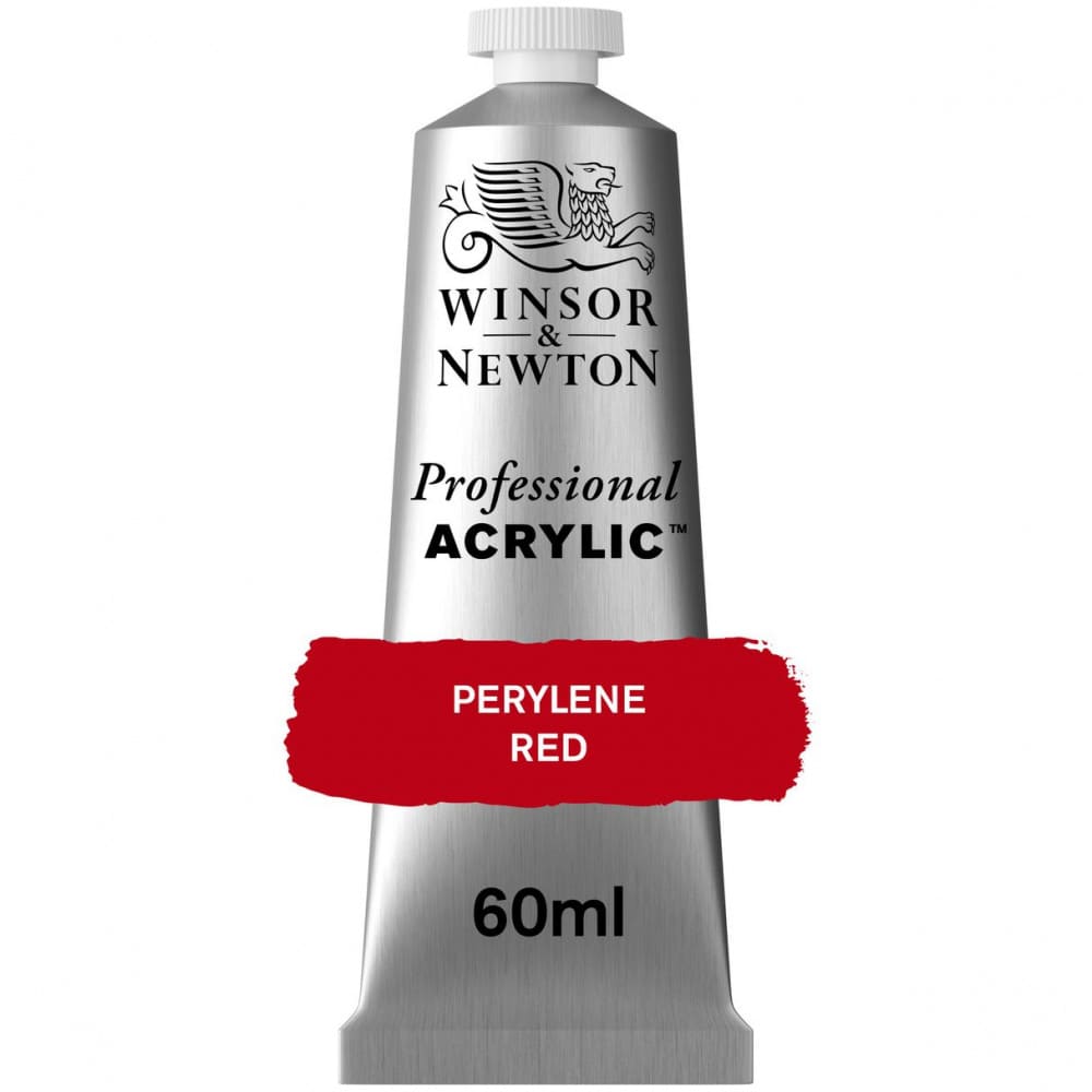Tinta Acrílica Professional Winsor & Newton 60ml S4 460 Perylene Red ...
